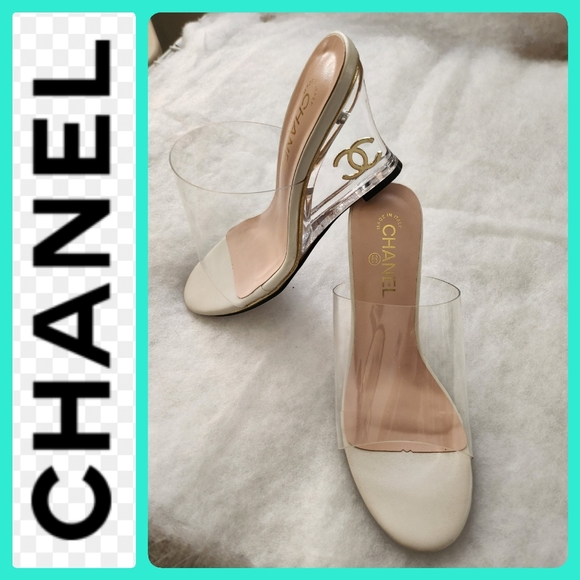 CHANEL | Shoes | Chanel Glass Heels | Poshmark